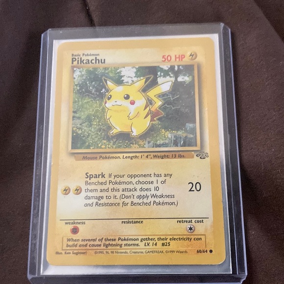 Pokemon | Toys | Pokmon 996 First Edition Pikachu Red Cheeks | Poshmark